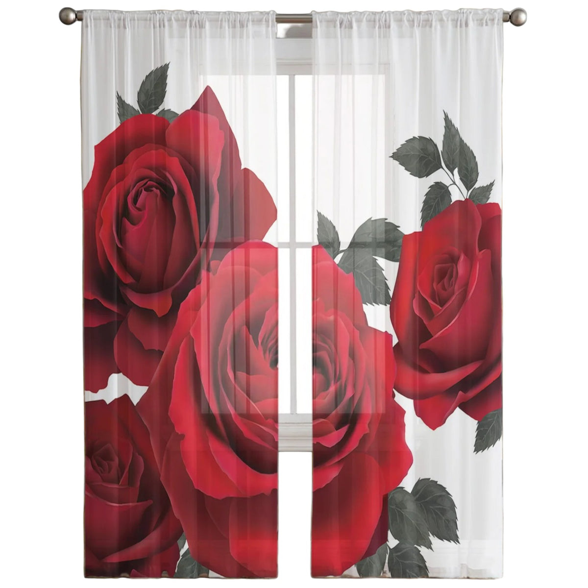 Rose Flower Curtains & Florista Flower