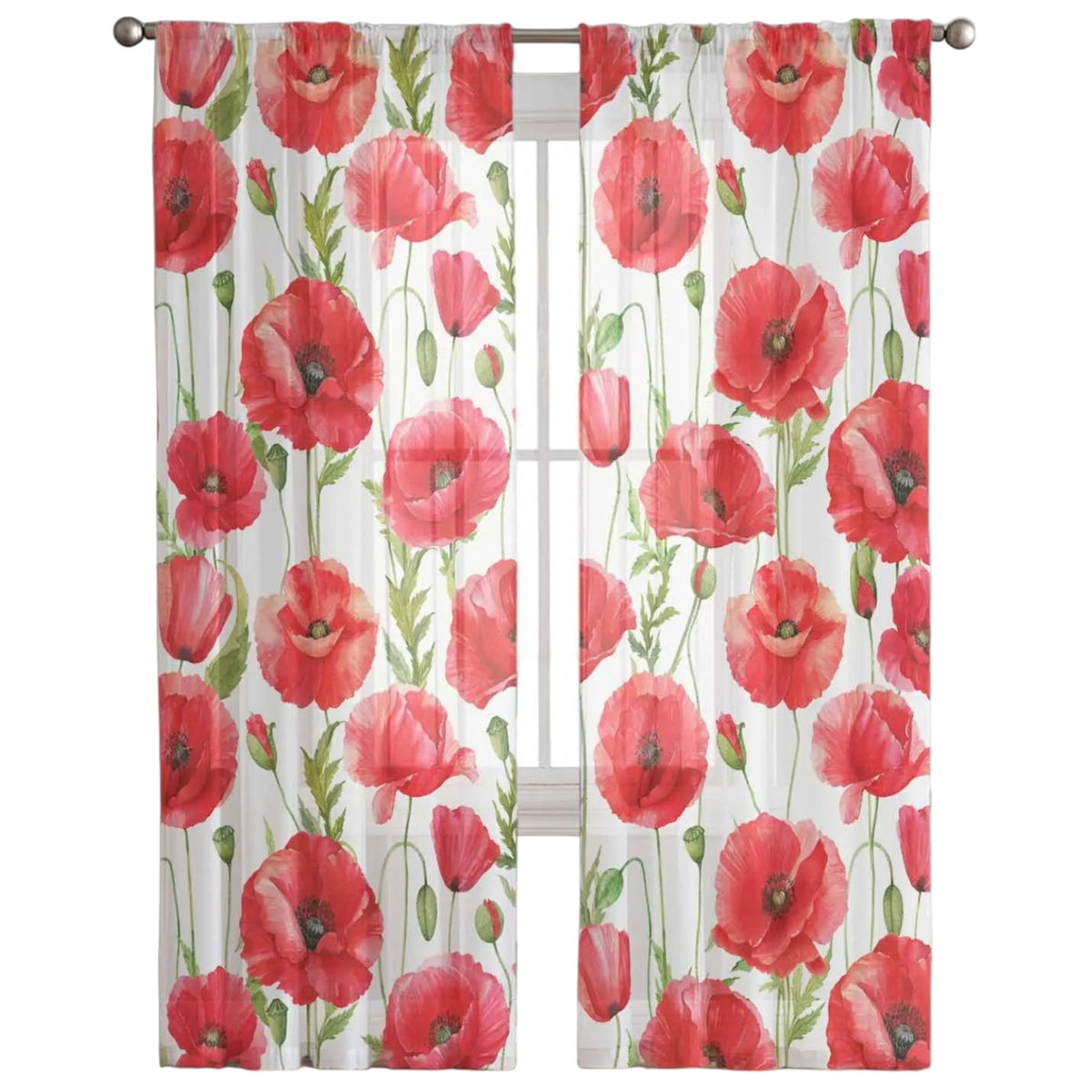 Poppy Curtains & Florista Flower